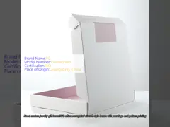 Corrugated Packaging Jewelry Gift Box With Custom LOGO Pattern Printing, Aircraft Box Style