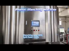 China Air Peanut Blanching Machine 500kg/h-2000kg/h Stainless Steel Nut Processing Machine for sale