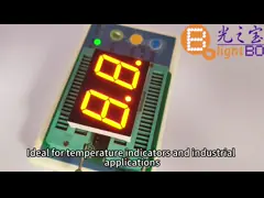 Ultra Bright White 12mm (0.47-Inch) 2-Digit 7-Segment Common Cathode LED Display for Water Heater Temperature Control