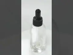 Cina Flacone contagocce sfuso da 30 ml, trasparente, rotondo, di colore trasparente, a prova di perdite in vendita