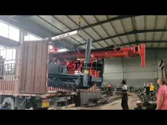ST180 Meters Depth Large Pneumatic Drilling Rig 380v
