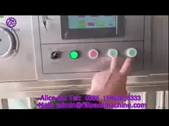 2018   J103 glass bottle aluminum cap semi-automatic 4-station filling and capping machine