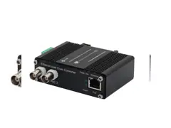 China DIN-Rail Industrial 10/100Base-TX Ethernet over Coax Extender Supports Power over Coax & Power over Ethernet at same time for sale