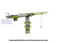 Hot Zoomlion 10t 70m Jib Length Flat-Top Hydraulic Tower Crane T7015-10e Cheap Price