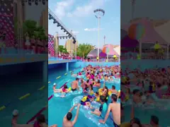 Китай Высокая вместимость настраиваемый водный горка с плавательным планом для оборудования водного парка развлечений продается