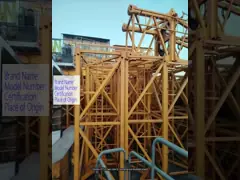 China Commercial Construction Projects/Residential Building Used Tower Crane Zoomlion 6012-6 for sale