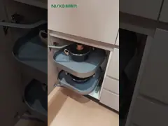 Rotating Basket: Effortless Access to Every Corner of Your Cabinet!