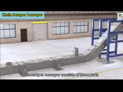 China Durable Adjustable Speed Scraper Conveyor with Simple Operation for Efficient Material Handling for sale