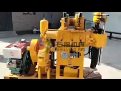 Perforación hidráulica móvil de 22 de caballo del poder del suelo de la prueba de la plataforma de perforación 300m m diámetros de agujero