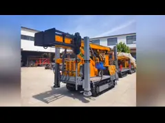 Water Well Crawler Mounted 300m Hydraulic Rotary Drilling Rig