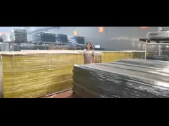 edge protection barrier being powder coated