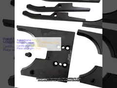 High Precision CNC Machining Service 4140 steel with QPQ Surface Finishing