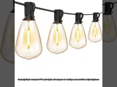 Add a Touch of Elegance to Your Wedding with Patio Lights and AC 110V/220V Input Voltage