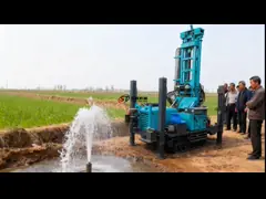 Multipurpose Crawler Tophammer Water Well Drilling Rig Machine