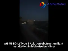 China Solar Powered Double Aviation Obstruction Light with Extended LED Life >100,000 Hours 360° Horizontal Output and ≥32.5cd Intensity for sale