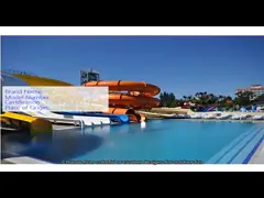 China High Strength Fiberglass Commercial Amusement Park Slide Service Life Over 10 Years With 2D And 3D Design for sale