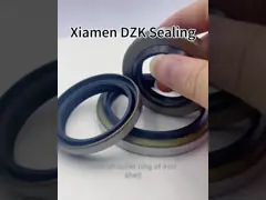 China High-quality DKB DKBI DKBZ Sealed PU Excavator Hydraulic Scraper Seals / Metal Dustproof Seals for sale