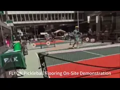 Cina Gli sport che pavimentano la pavimentazione della corte di Pickelball del fornitore rotolano a grandezza naturale in vendita