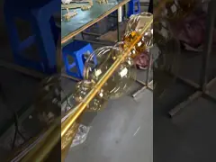 China Hotel Chandelier Luxury Rectangular Crystal Hanging Pendant Light Staircase Flower Ceiling Lamps for sale