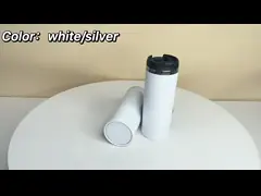 White Sublimation Sport Water Bottle Blanks Double Wall Stainless Steel Sublimation Tumbler