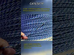 China SFTP CAT6 Ethernet Cable 23AWG Copper 10Gbps 305m LSZH Jacket Industrial Networking for sale
