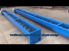 custom Shaftless Screw Conveyor Tubular Winch Sludge Conveying Equipment Screw Conveying and Pressin