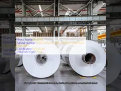 Aluminum Alloy 8011 Aluminum Foil (0.015–0.05mm, 400–1600mm Width, Double-Sided Polished) for Food Packaging