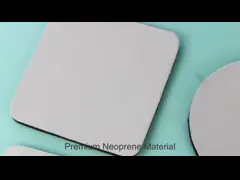 China 10cm Sublimation Neoprene Car Coaster Blanks Round Sublimation Coasters for sale