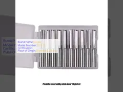 3.175mm-6 Double Straight Groove Milling Cutter Solid Carbide Straight Bit con 3 anni di garanzia