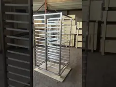 China 5-30 Layers Bakery Tray Rack Trolley Adjustable Shelves Pastry Rack Trolley for sale