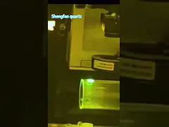 Does anyone know if quartz tubes can be laser-drilled? Can quartz tubes be laser-drilled using rotat