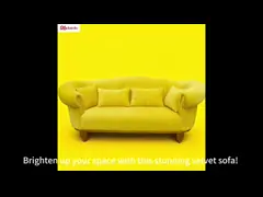 China Cushioned Linen Fabric Sofa White Velvet Settee With Radiating Legs Furniture for sale