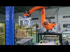 Automated palletizing system Industrial robot integration