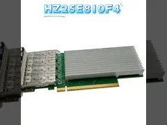 중국 HZ25E810F4 Intel E810-CAM2 컨트롤러 및 PCIe Gen4.0X16 인터페이스를 갖춘 25Gbps PCIe 네트워크 카드 판매용