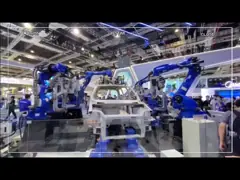 China YASKAWA 6 Axis Industrial Robotic Arm Automobile Factory Handling Material Tending Programming Robot Workstation for sale