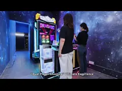 China Dual Players Gun Arcade Games 75 Inch Screen Gun Arcade Machine for sale