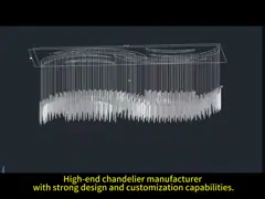 Crystal Chandelier Decoration Corridor Aisle Dining Room Ceiling Lights Hallway Stairwell