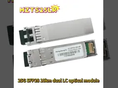 Китай HZTS25LR 25G SFP28 Одномодовый Двухволоконный 10KM LC Интерфейс 1310нм Ethernet Коммуникационный Модуль продается