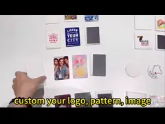 China Glass Sublimation Fridge Magnet Blanks Custom Refrigerator Magnets for sale