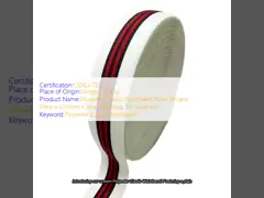 Polyester Elastic Waistband Plain Striped Weave Custom Color Webbing For Garment