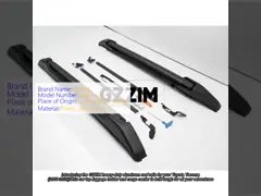 Car Top Luggage Holder and Cargo Carrier Heavy Duty Aluminum Roof Rails for Toyota Tacoma 2005-2020