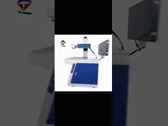 중국 5W 자외선 레이저 표시 기계 유리 가죽 레이저 표시 기계 150 * 150mm 판매용