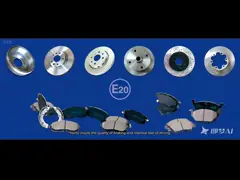 Pastiglie Freno a Disco Anteriori e Posteriori in Ceramica per Veicoli da Corsa