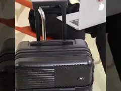 China Front-Opening Multi-Functional Luggage New Pull-Along Suitcase with Multi-Directional Wheels Combination Lock Travel Case Leather Suitcase for Men and Women abs hard shell luggage for sale