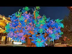 Colorful Chinese Festival Lanterns Handmade Waterproof For Theme Park Garden
