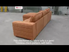6261Nordic Design Modular Fabric Sofa Sets with Ottoman for Living Room
