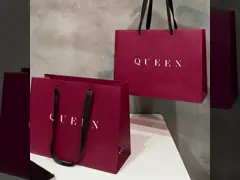 Custom Printed Logo Shopping Bags For Clothing Store