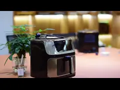 China 10L Stainless Steel Air Fryer Smart Air Fryer AC220V With Large Visible Window for sale