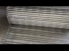 Cina Nastro trasportatore a maglie piatte 275C ad alta temperatura Nastro trasportatore perforato in metallo in vendita