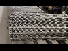 Stainless steel spiral weave conveyor belt